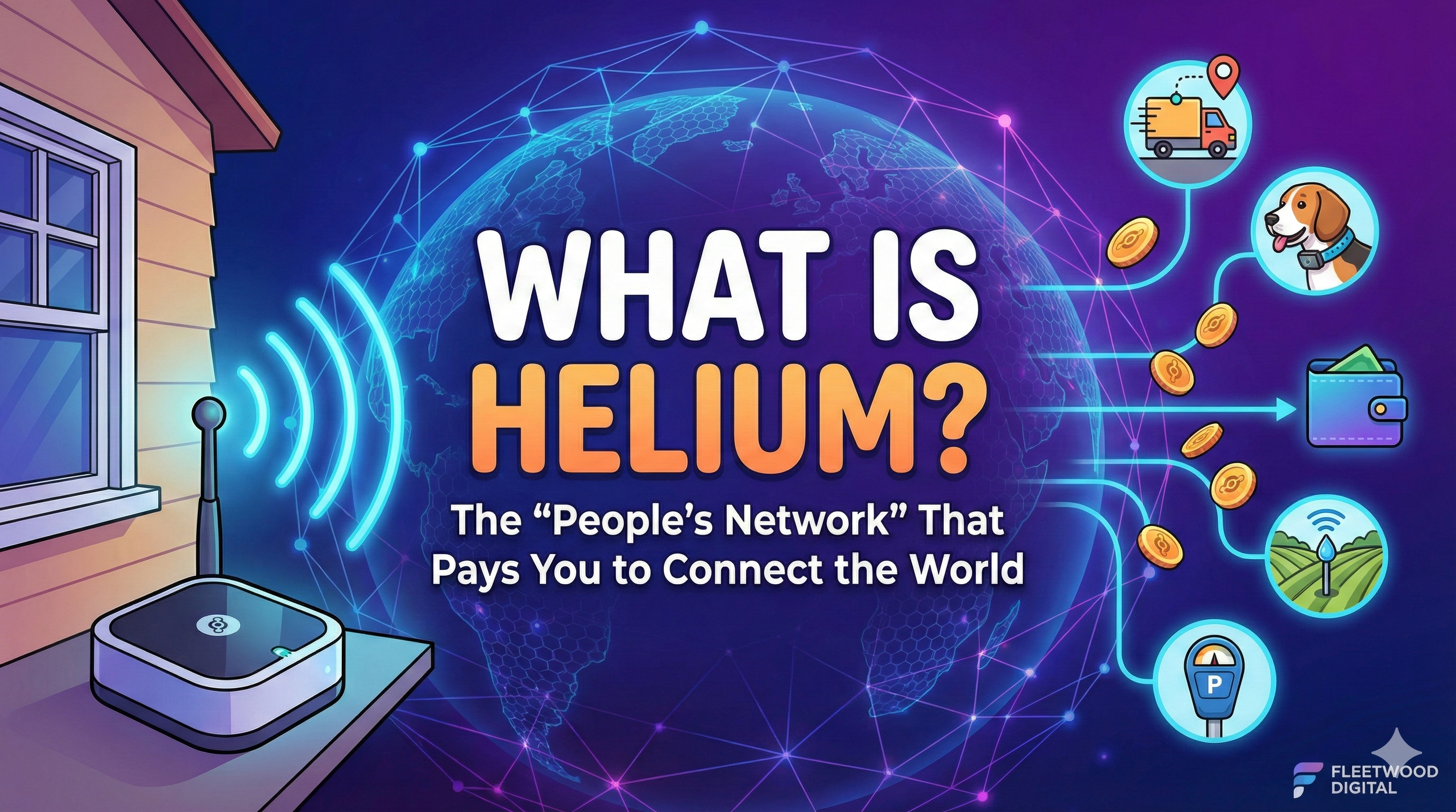 What is Helium? The "People's Network" That Pays You – Fleetwood Digital